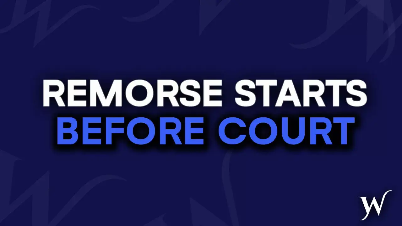 How to Show Remorse at Sentencing